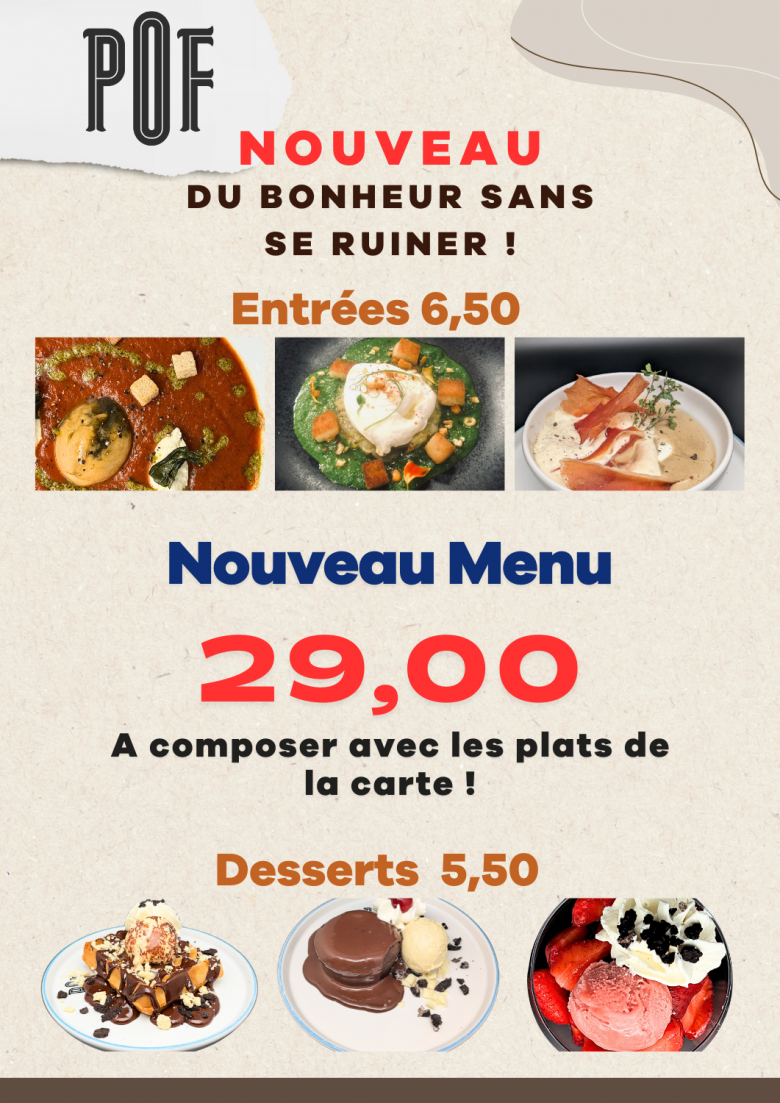 Brasserie restaurant POF